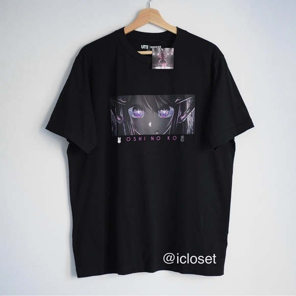 Uniqlo | Shirts | Oshi No Ko Manga Anime Uniqlo Graphic Ai Hoshino T ...